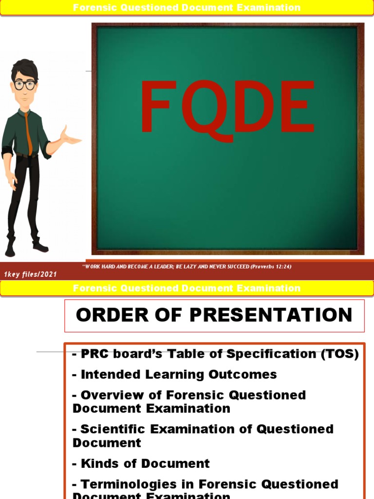 Forensic Questioned Document Examination Guide | PDF | Government ...