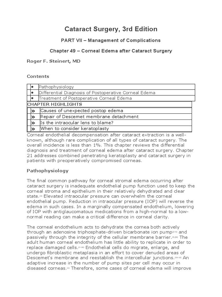 Cataract Surgery | PDF | Cornea | Ophthalmology