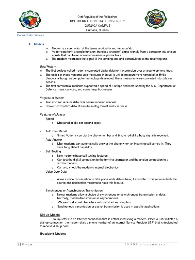03 - Network Components and Devices | PDF | Modem | Router (Computing)