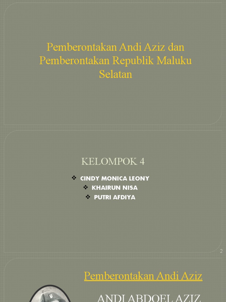 Pemberontakan Andi Aziz Dan Rms | PDF