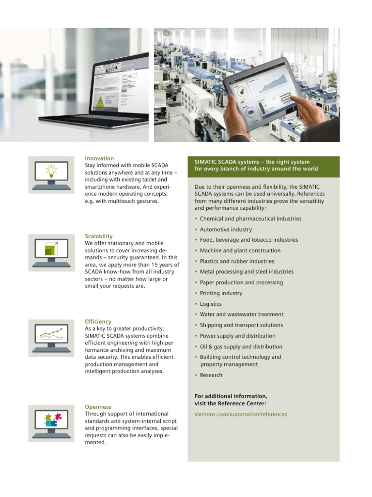 Dffa b10338 01 7600 Simatic Scada Systems Broschuere 144 | PDF | Scada | Databases