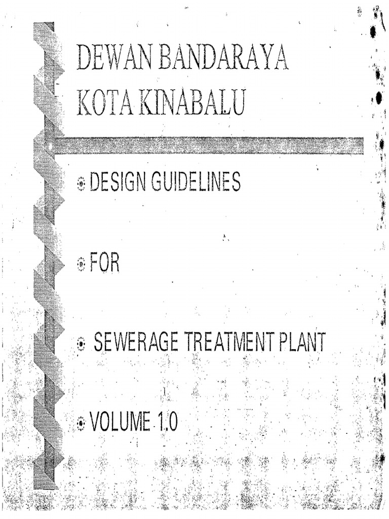 DBKK Sewerage Design Guidelines | PDF