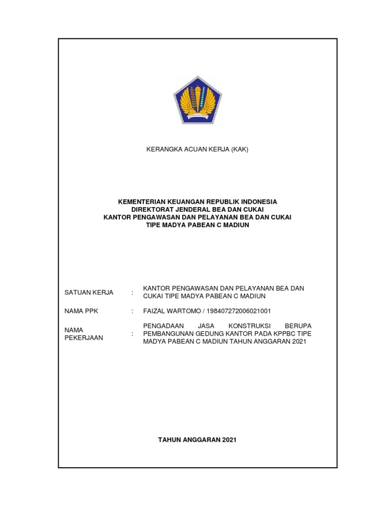 Kak Gedung 21 Final | PDF | Teknologi & Rekayasa