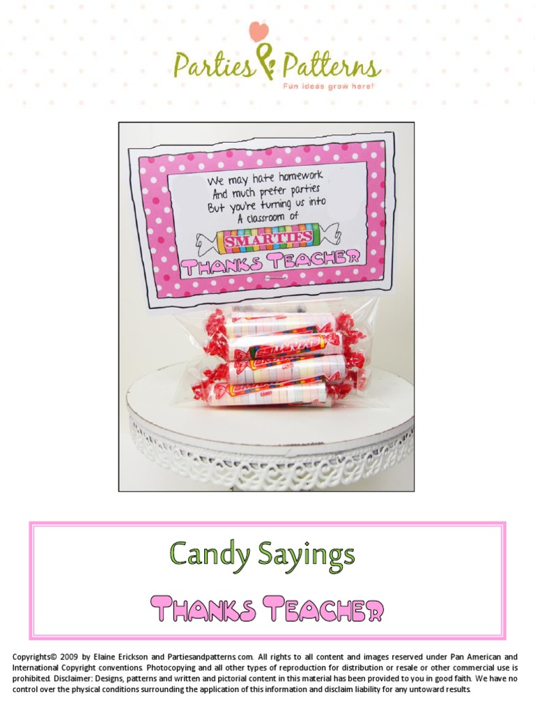 Teacher Smarties | PDF