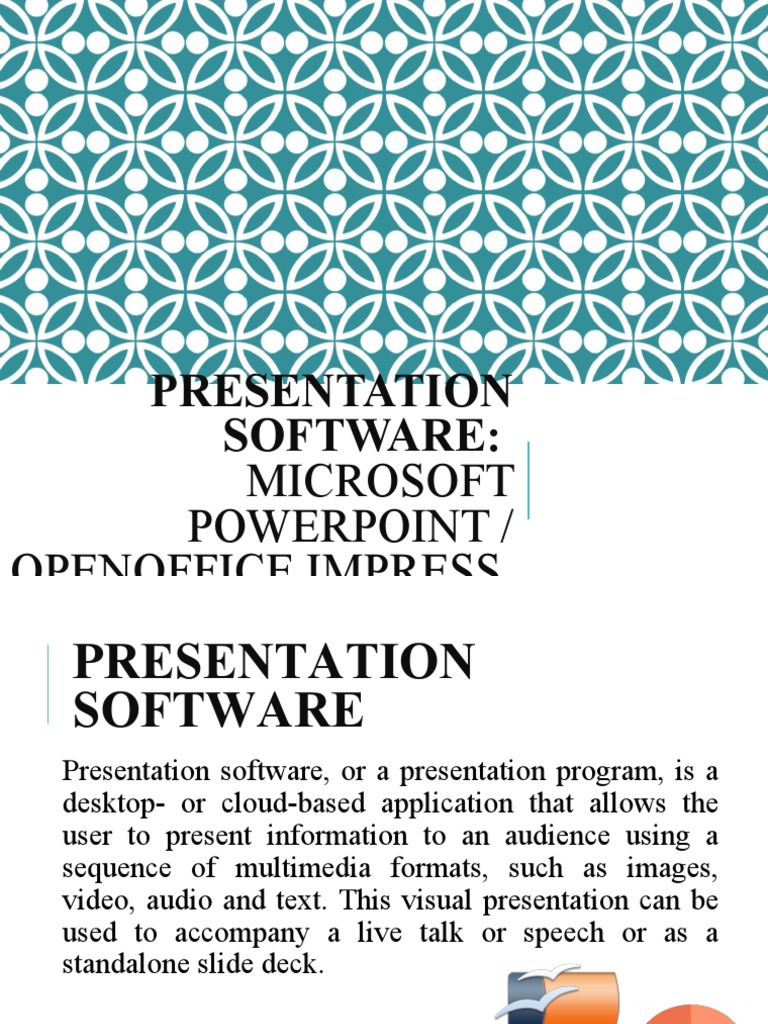 Presentation Software:: Microsoft Powerpoint / Openoffice Impress | PDF ...