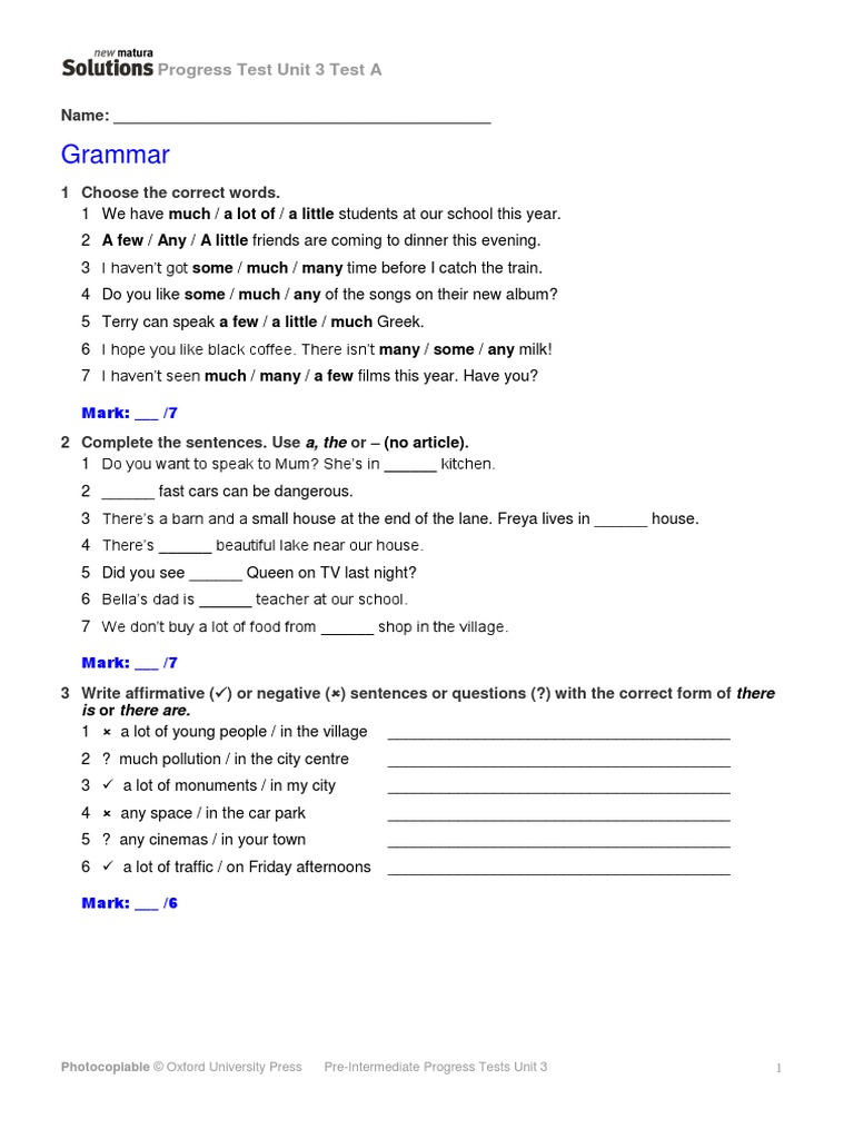 Nms Progress Test Un03 A | PDF | Beehive | Beekeeping