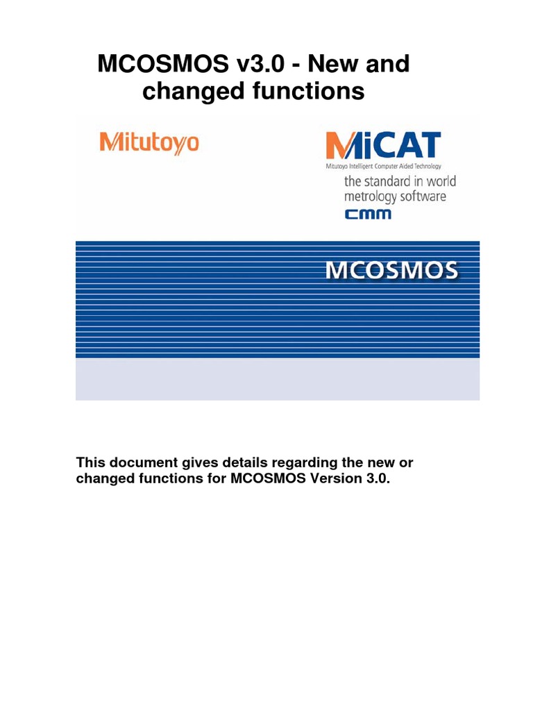 Mcosmos Changes e | PDF | Computing | Software