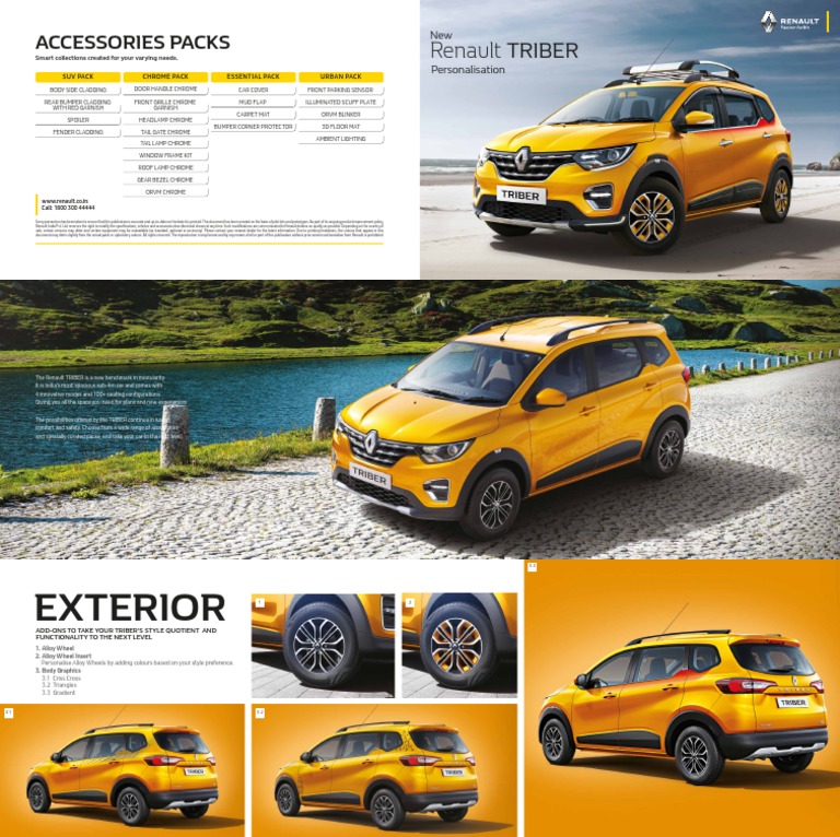 Triber Accessories - Brochure | PDF | Polyvinyl Chloride | Car