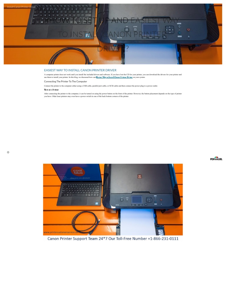 How To Set Up and Easiest Way To Install Canon Printer Driver? | PDF ...