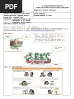 3°secuencia Didactica LA DIETA DE LOS ANIMALES | PDF | Dieta | Pico