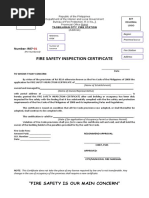 BFP Simplified Checklist | PDF | Fire Safety | Building Engineering