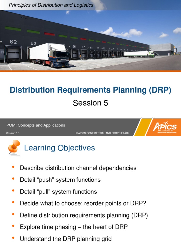 05 DRP Rev 1.0 | PDF | Logistics | Warehouse