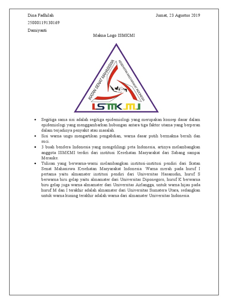 Makna Logo ISMKMI dan Simbolismenya | PDF