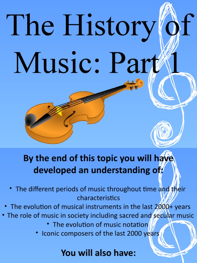 The-History-of-music-Part-1 Lesson Plans k12 | PDF | Baroque Music ...