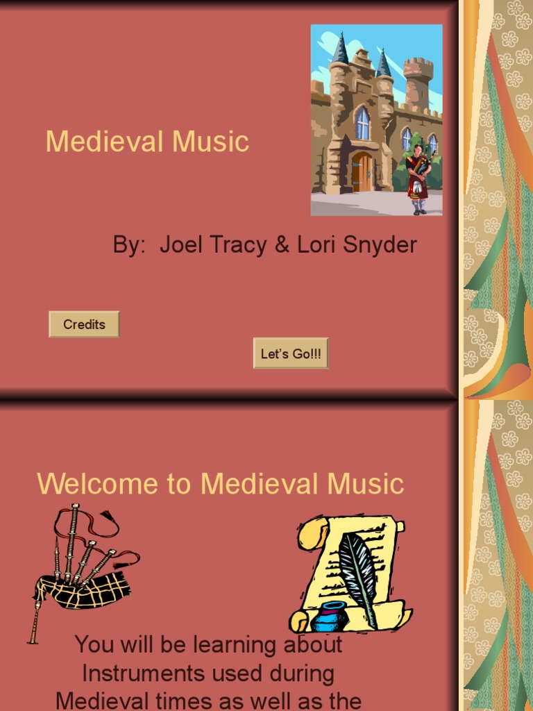 MedievalMusic-Instruments&History K 12 Lesson Plan | PDF | Gregorian ...