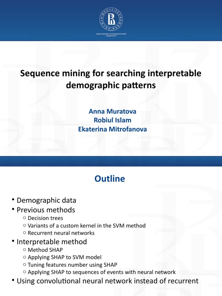 Sequence Mining For Searching Interpretable Demographic Patterns | PDF | Artificial Neural ...