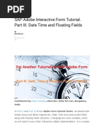 SAP Adobe Interactive Form Tutorial - Parte 4 | PDF | Java Script ...