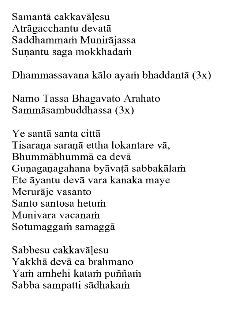 Paritta | PDF | Nāstika | Indian Religions