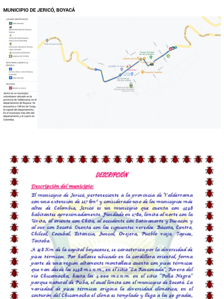 Cartografía Del Municipio de Jericó | PDF | Comida y bebida | Agricultura