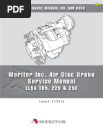 Meritor Axle & Brake Service Manual | PDF | Axle | Bearing (Mechanical)