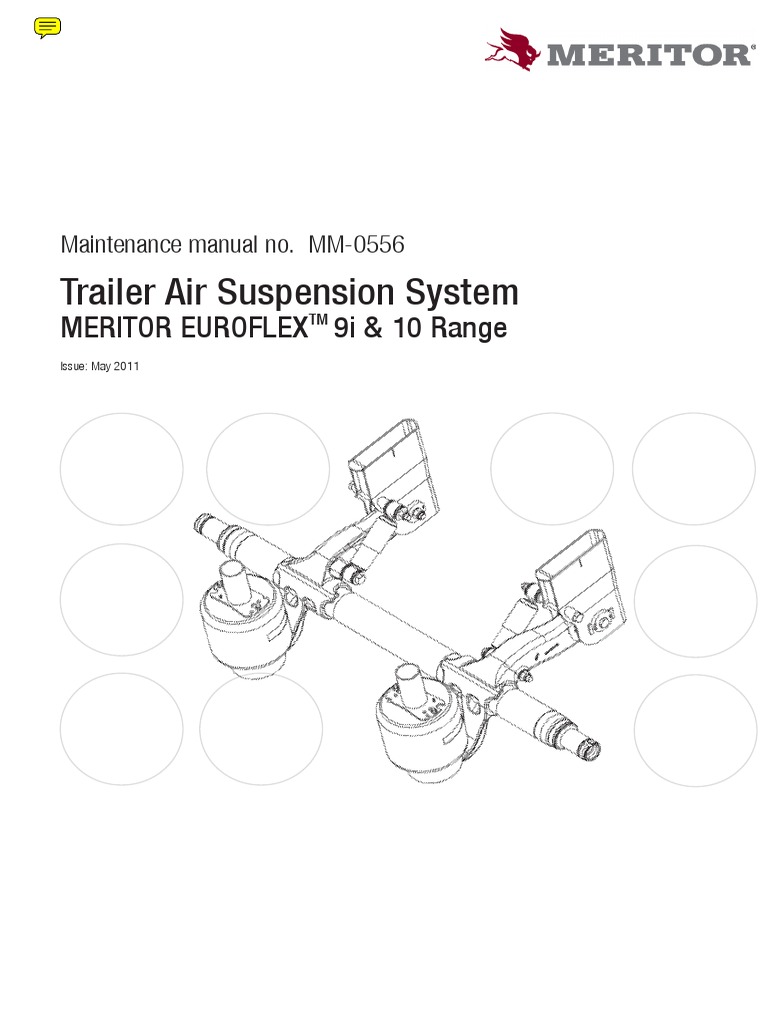 Trailer Air Suspension System Meritor Euroflex | PDF | Axle | Trailer ...
