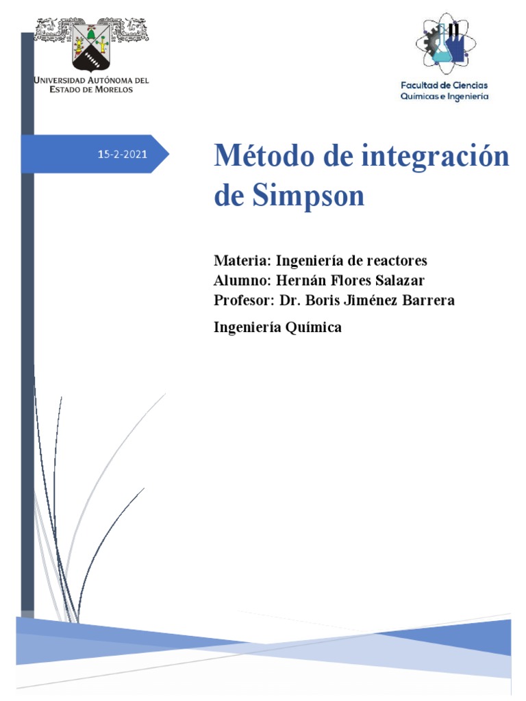 Método de Integración de Simpson | PDF
