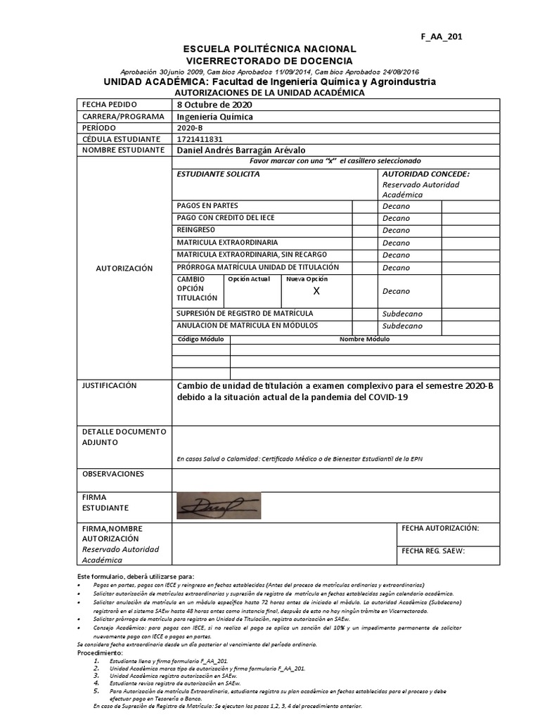 Formulario F Aa 201 | PDF | Business