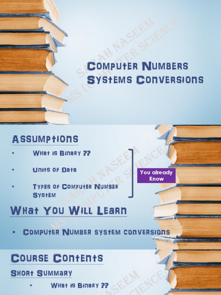 Computer+Numbers+Systems+Conversions +PDF | PDF | Decimal | Elementary ...