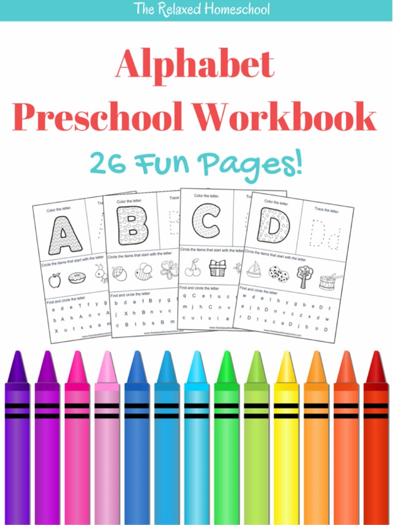 Alphabet Preschool Workbook PDF | PDF | Language Arts & Discipline