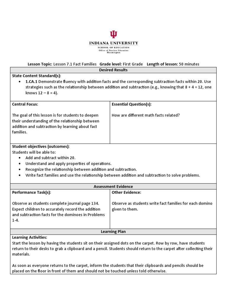 Observation 2 Lesson Plan | PDF | Career & Growth