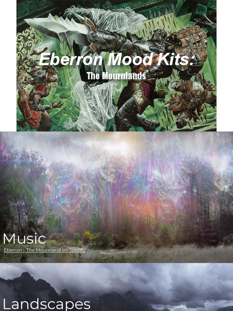 Eberron Mood Kits - The Mournland | PDF