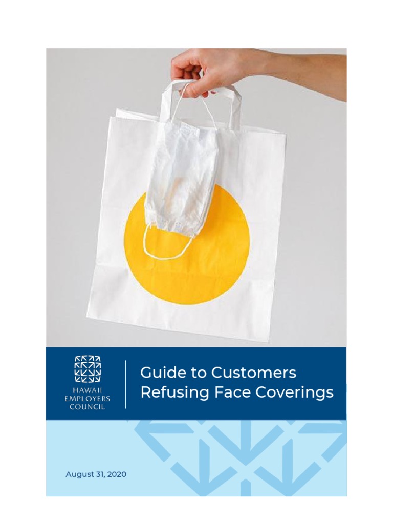Face Covering Requirements For Customers Final | PDF | Health Insurance ...