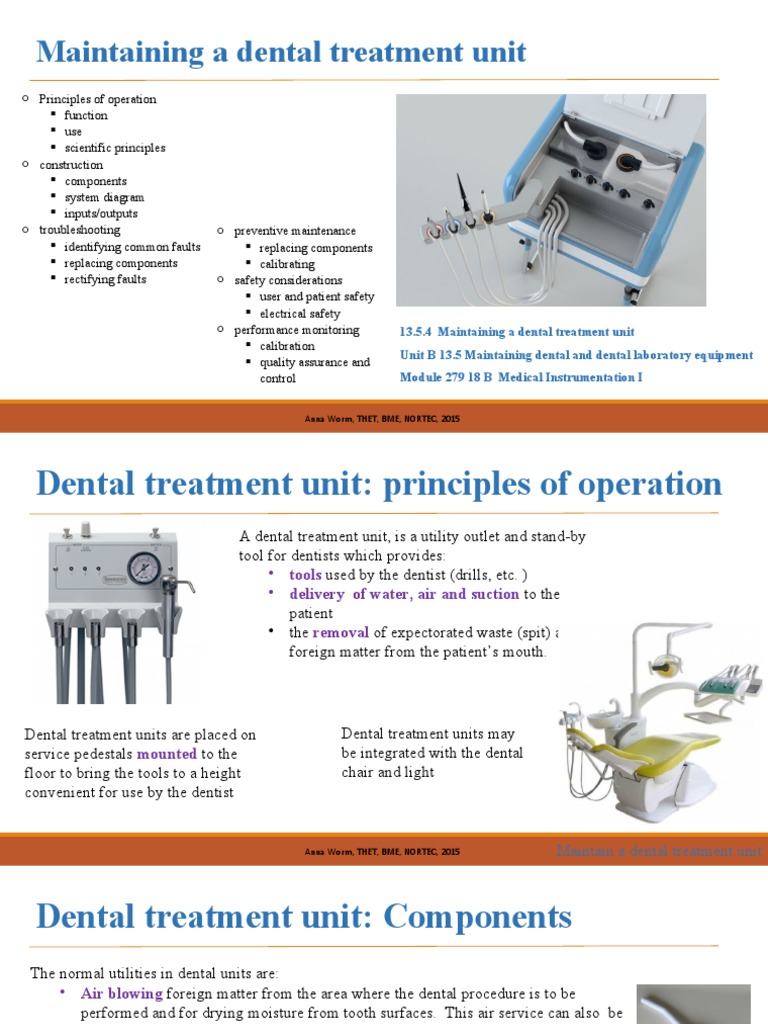 CM Dental Treatment Unit PP | PDF | Dentist | Dentistry