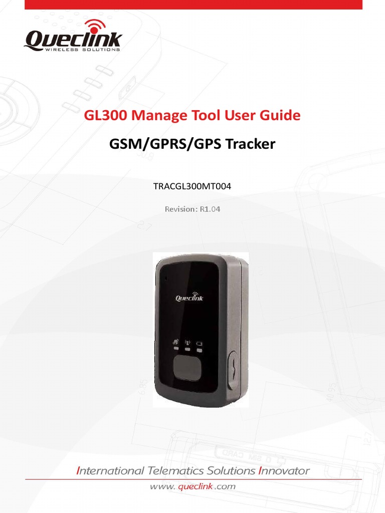 File 661 GL300-Manage-Tool-User-Guide R1.04 | PDF | Component Object ...