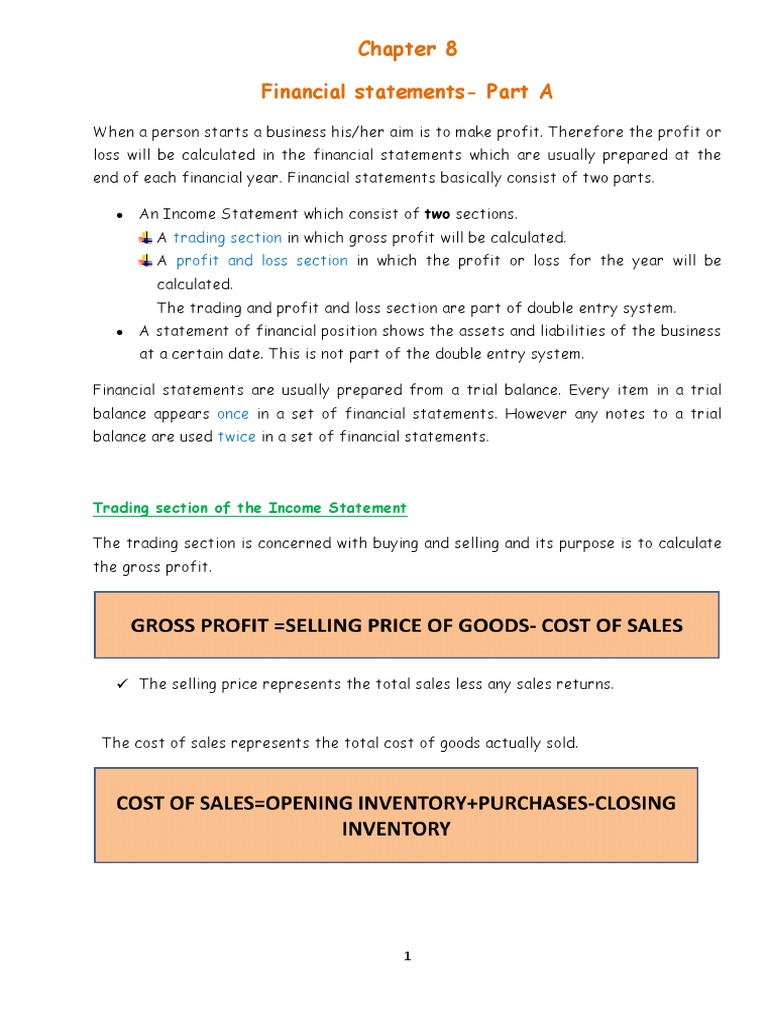 Accounts Chapter 8 | PDF | Income Statement | Debits And Credits