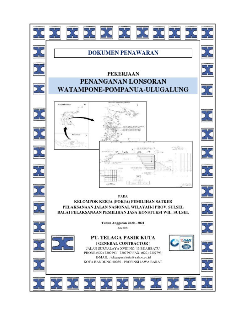 Dok. Penawaran BIAYA - Longsoran - TPK'20 - Opt | PDF