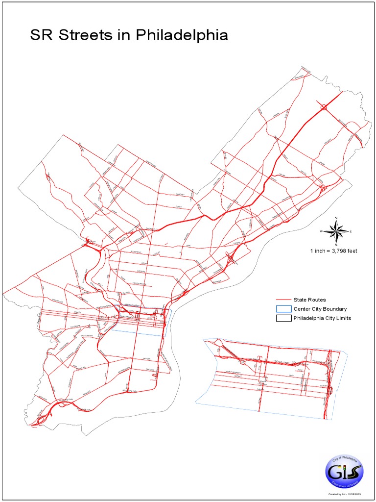 Map of State Routes in Philadelphia | PDF