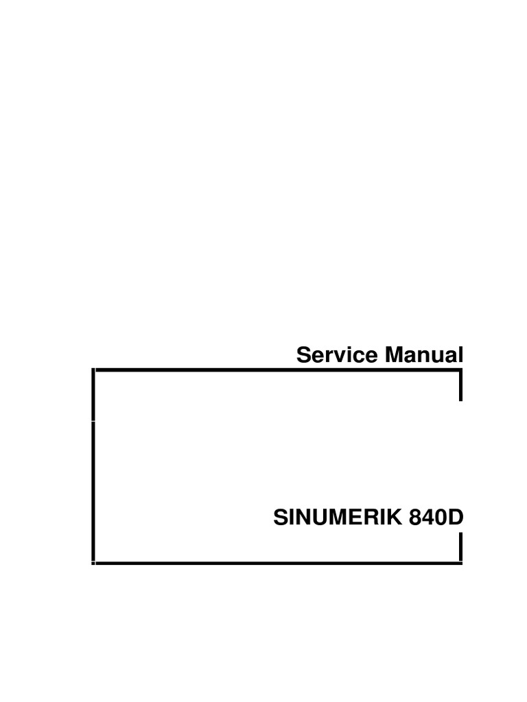 Sinumerik 840d e 03 00 | PDF | Programmable Logic Controller | Computer Network