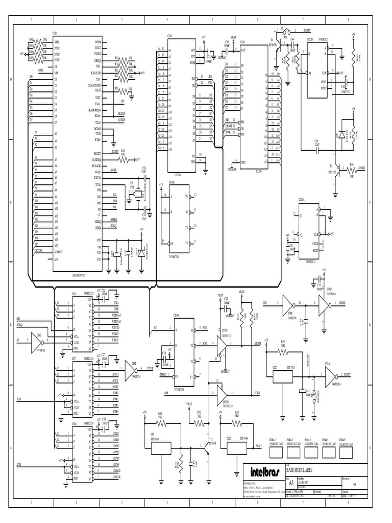 Document - Onl Esquema Eletrico Placa Base Modulare Intelbras | PDF