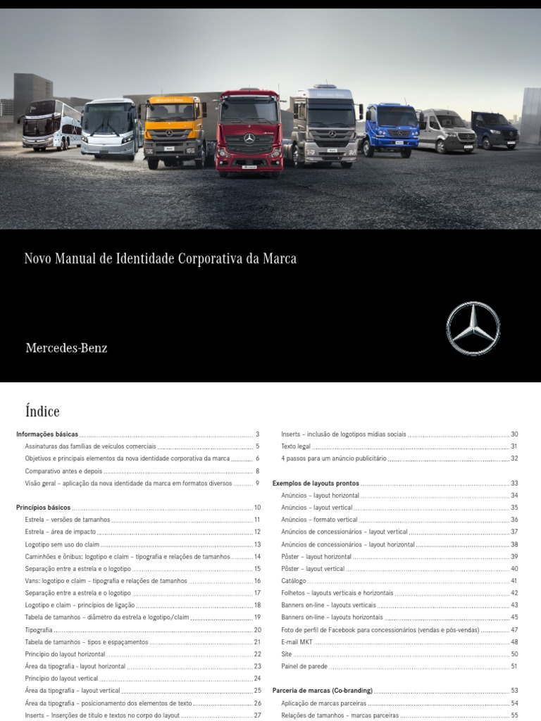 Guide Mercedes-Benz - Atualizado | PDF | Tipografia | Marca