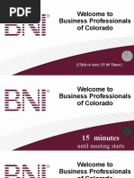 BNI Code of Ethics and Policies BNI | PDF | Fee | Profession