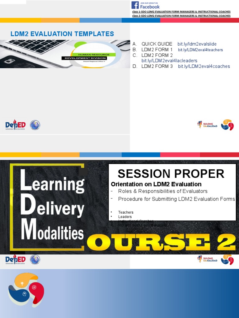 Ldm2 Evaluation Guide | PDF | Educational Assessment | Teachers