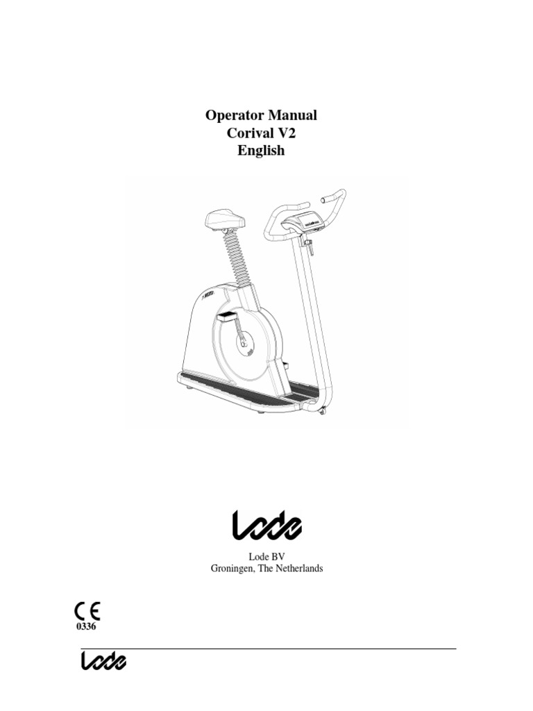 Operator Manual Corival V2 English: Lode BV Groningen, The Netherlands ...