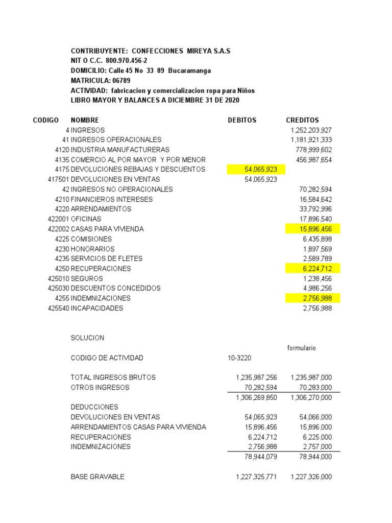 1 Ejercicio Ind Y Cio Conf Mireya | PDF | Economias | Business