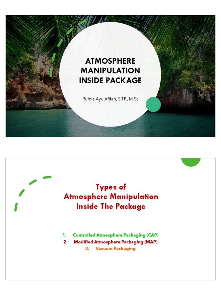 Atmosphere Manipulation in Food Packaging | PDF | Carbon Dioxide ...