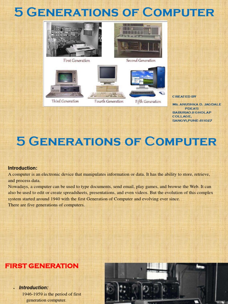 FYB - Voc Fashion Technology Generations of Computer - Compressed | PDF ...