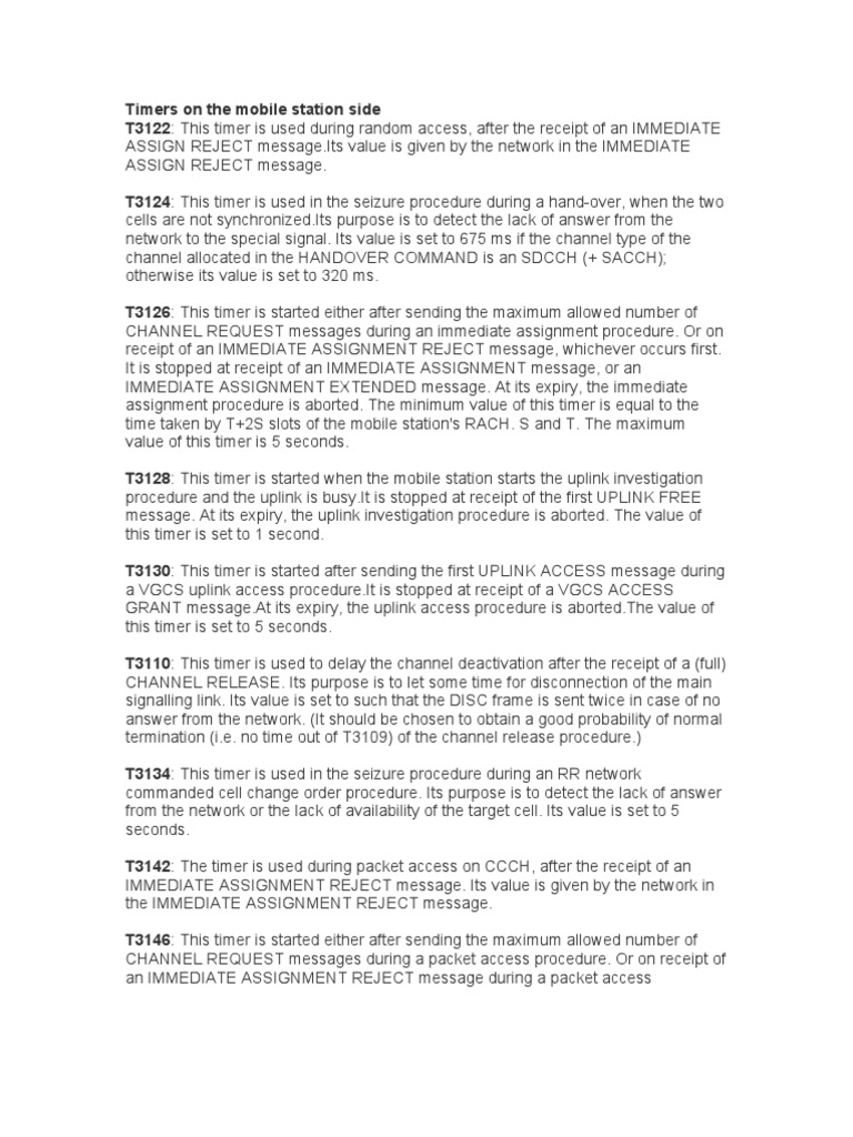Timers | PDF