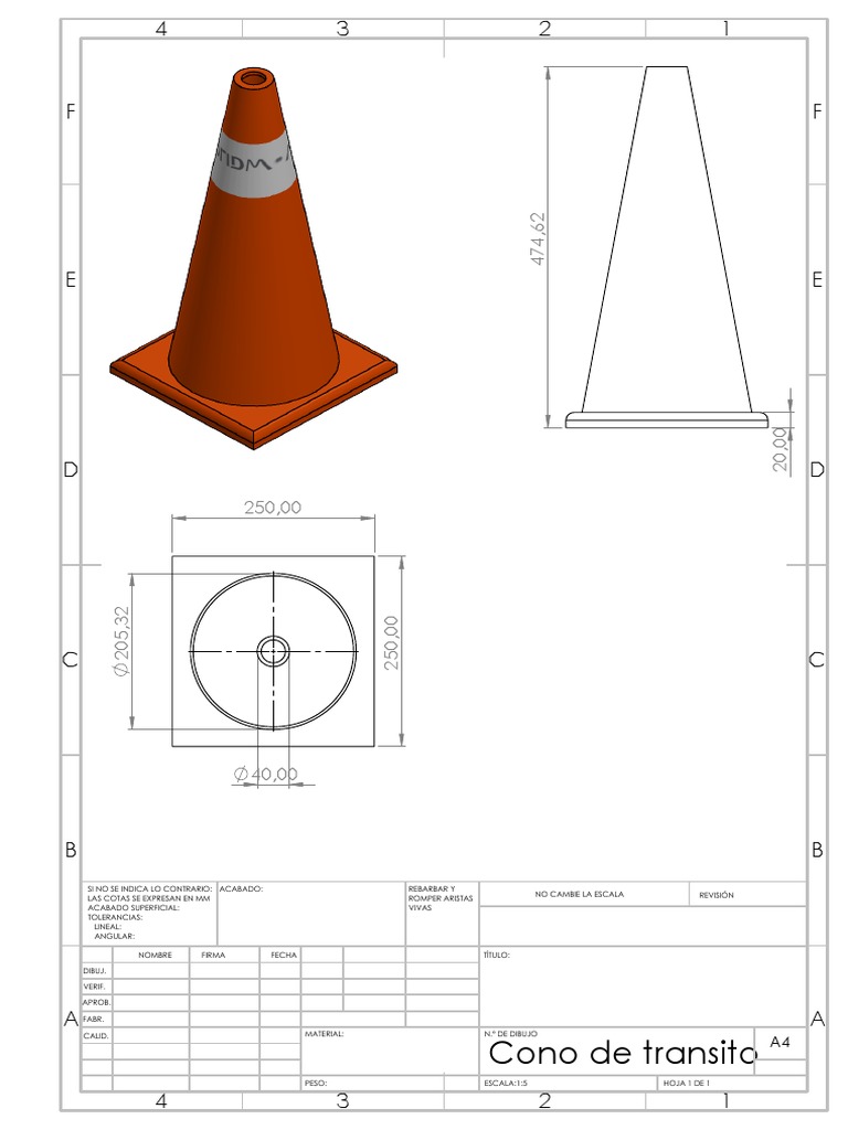 Plano de Cono de Tránsito | PDF | Enseñanza de matemática | Naturaleza