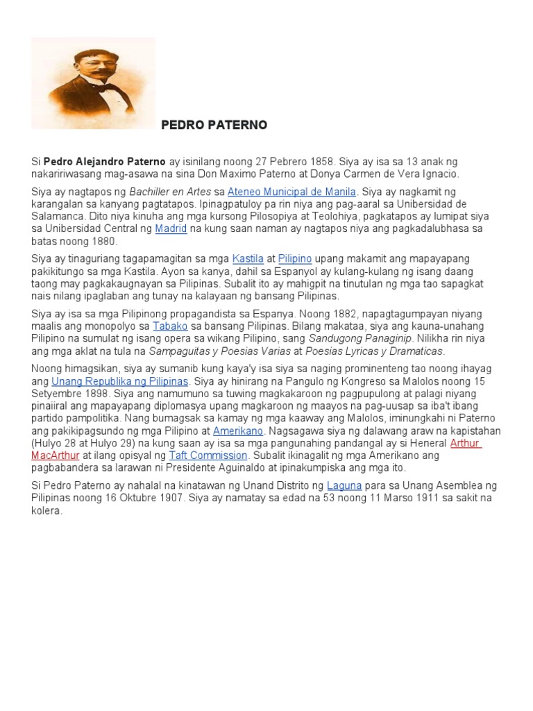 Philippine Heroes and Their Biography | PDF