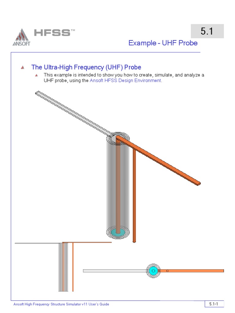 05 1 Hfss Antenna Uhfprobe | PDF | Button (Computing) | Menu (Computing)
